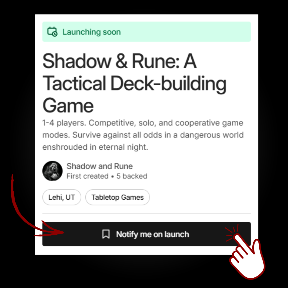 Shadow and Rune | Competitive Dark Deckbuilding Game – Shadow & Rune